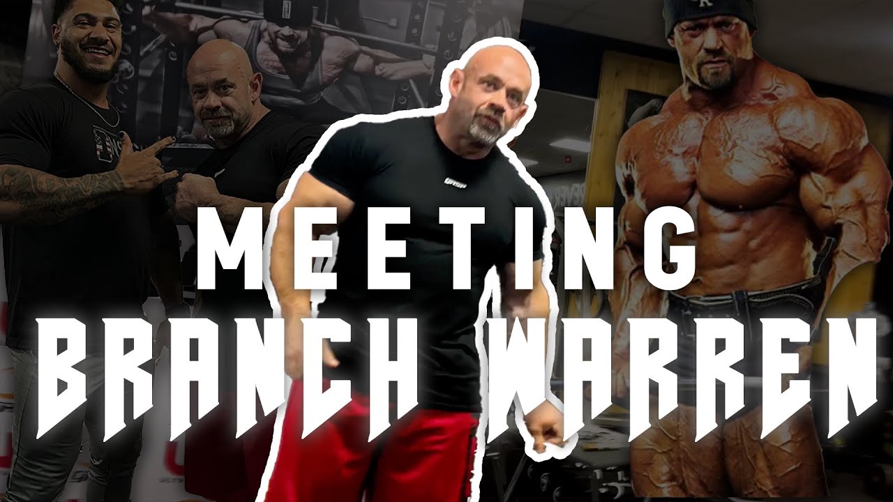 I MET BRANCH WARREN | Day in the life of a Bodybuilder - YouTube
