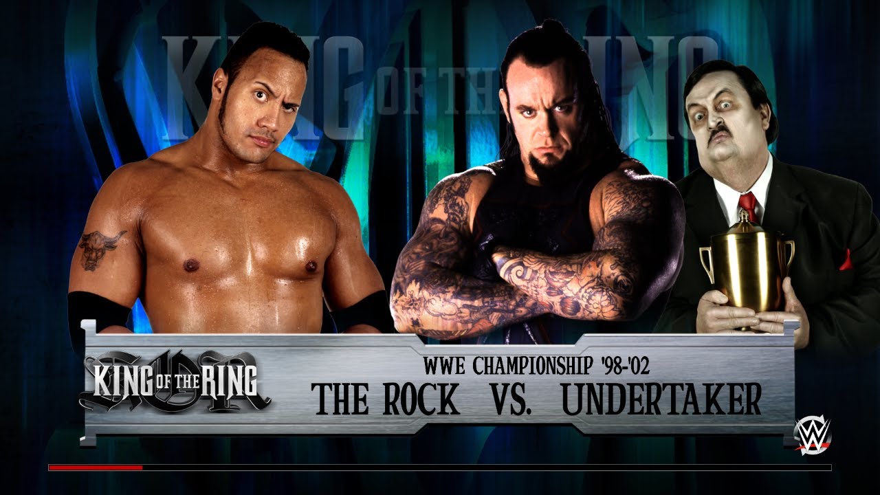 wwe 2k16 the rock vs undertaker king of the ring @gamingretrotv2439 ...