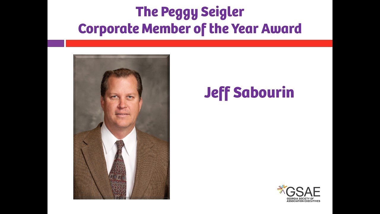 2017 GSAE Peggy Seigler Corporate Supplier of the Year Award Jeff ...