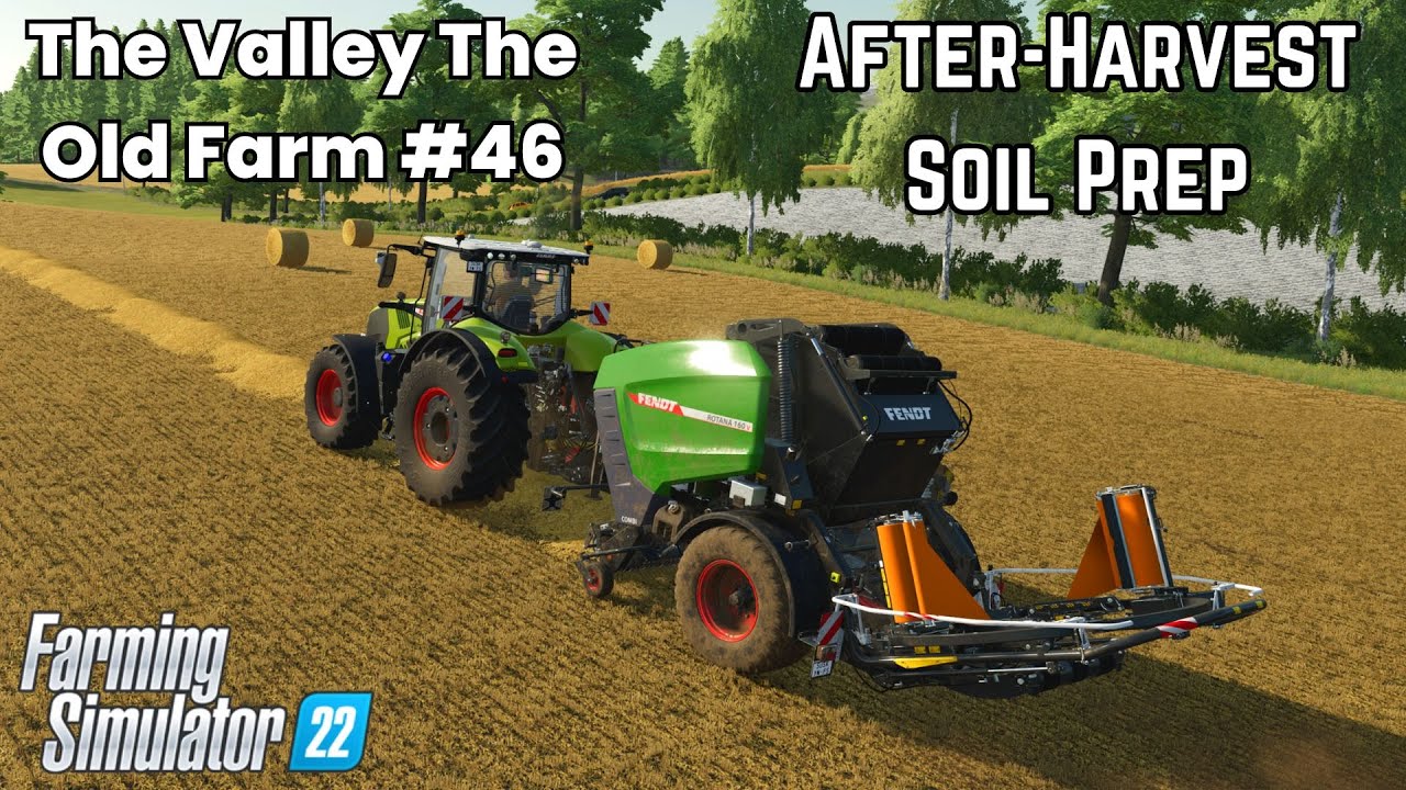 FS22🚜 Soil Enrichment: Sowing Oil Radish! 🚜The Valley The Old Farm #46 ...
