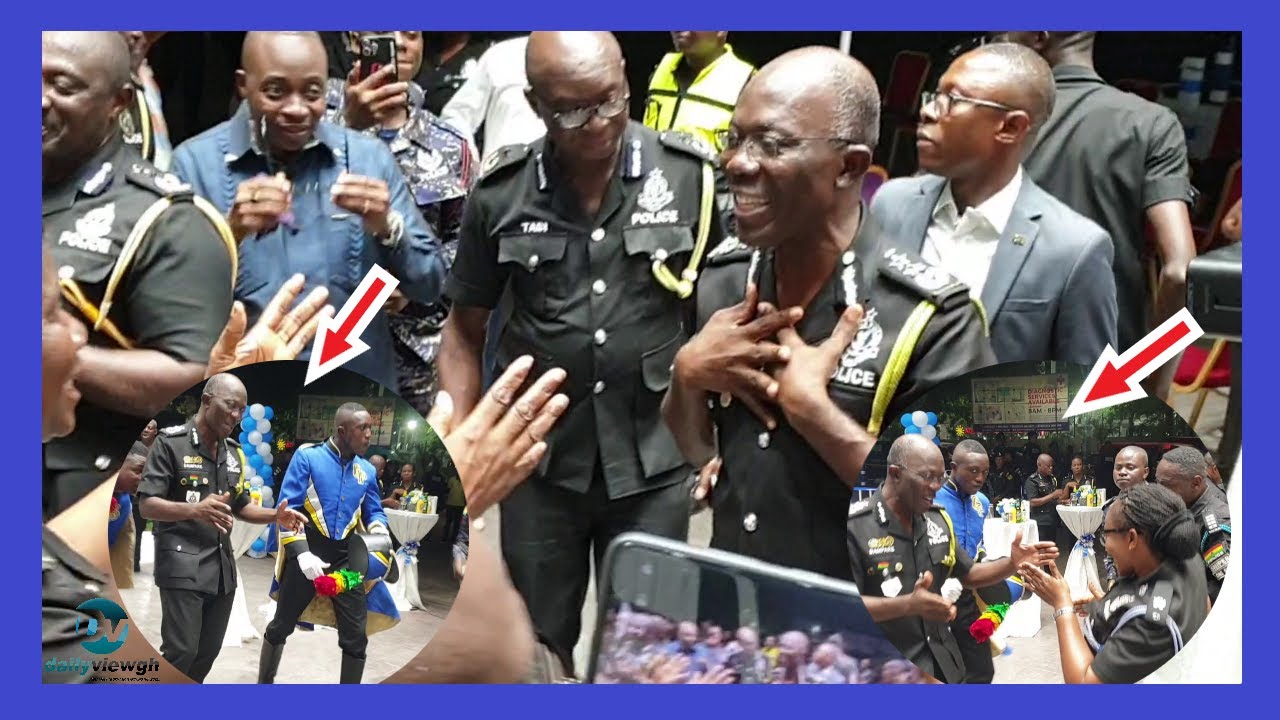 IGP Dampare Defeats Young Police Officers In Police Dancing Competition ...