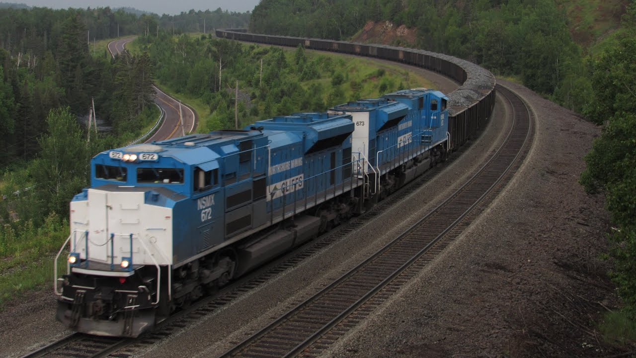 Railfanning in Northern Minnesota ft. North Shore Mining / NSMX (NSMX ...