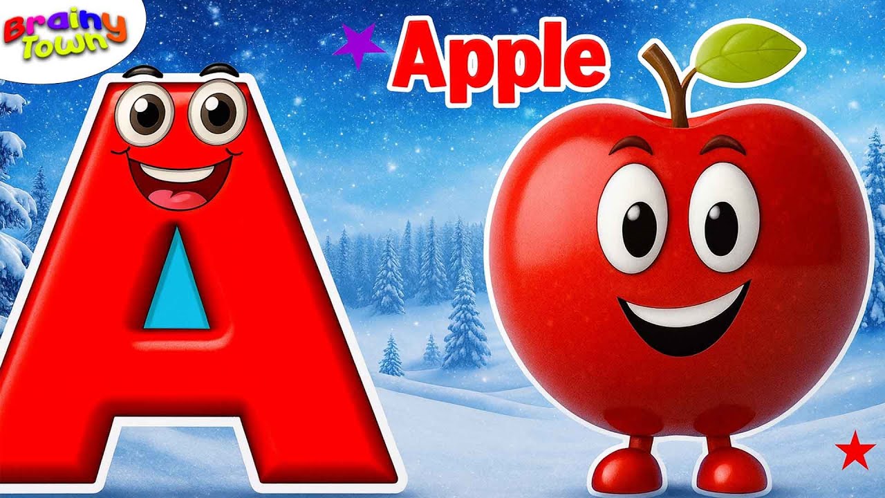 Kids ABC Phonics | Colorful Alphabet Song for Toddlers Learn Shapes ...