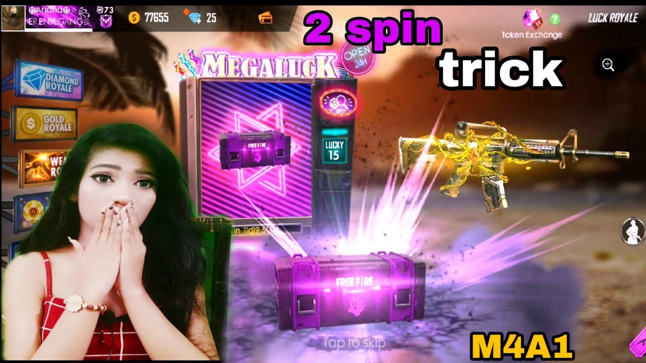 NEW WEAPON ROYAL EARTH M4A1 SKIN // HOW TO GET M4A1 SKIN IN LESS SPIN ...
