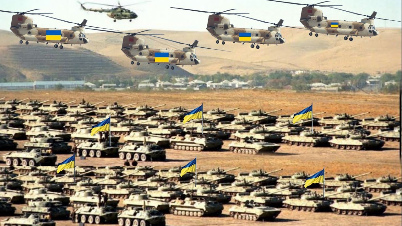 WAR BEGINS! Today Ukraine Delivered 4,500 Super Advanced Tanks to the ...
