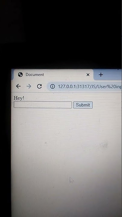 Part 1: How to Create User Input Alert Project of Frontend Website Development using JavaScript ...
