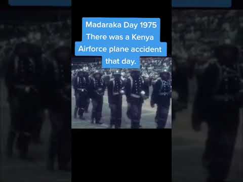 Archive Footage Of Madaraka Day In Kenya (1975)... There Was A Plane Crash That Day.