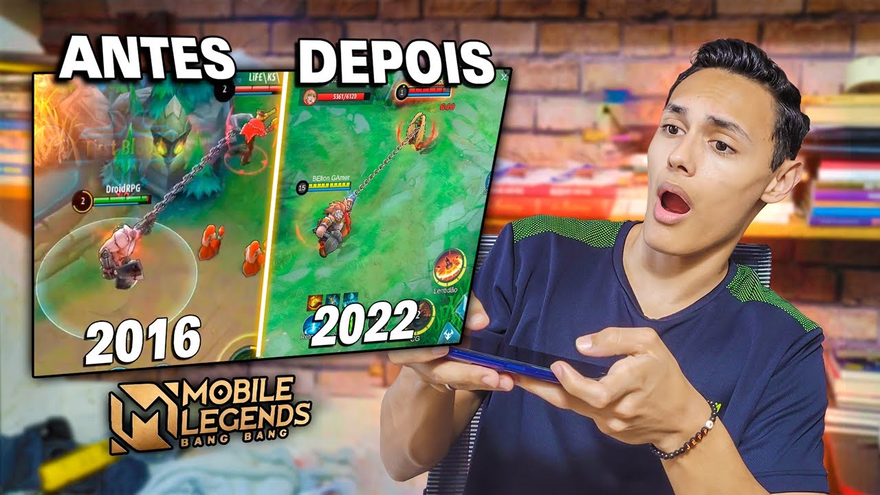 EVOLUÇÃO DO MOBILE LEGENDS!! 2016 A 2022! MOBILE LEGENDS - YouTube