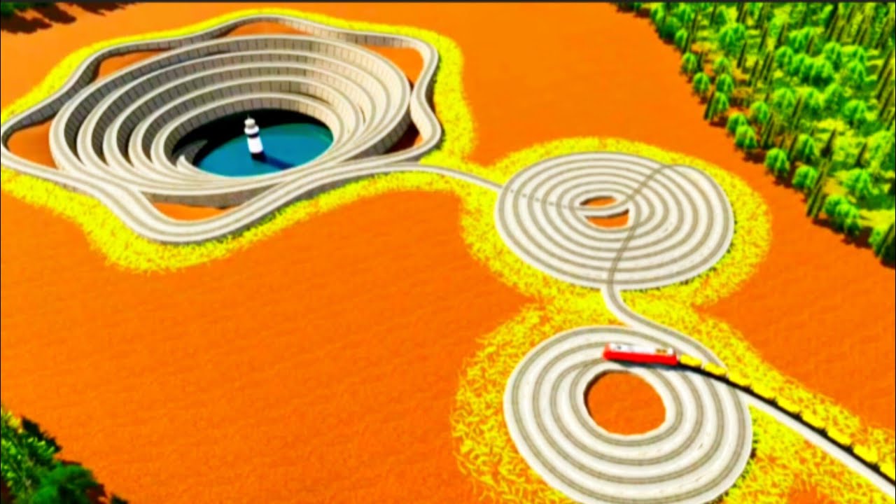 Train Challenge Loop Track Train Video Train Fan / - YouTube