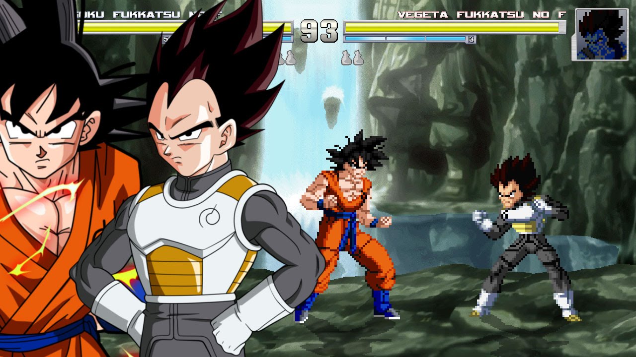 Goku y Vegeta FNF Transforms By Cquix Zuz (Chars Mugen) - YouTube