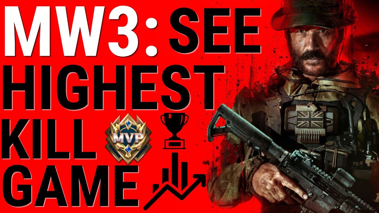 MW3: How To See Your Highest Kill Game Ever - YouTube