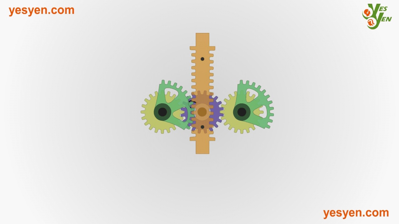 507 Mechanical Movements - No: 123 - Reciprocating Rectilinear Motion ...
