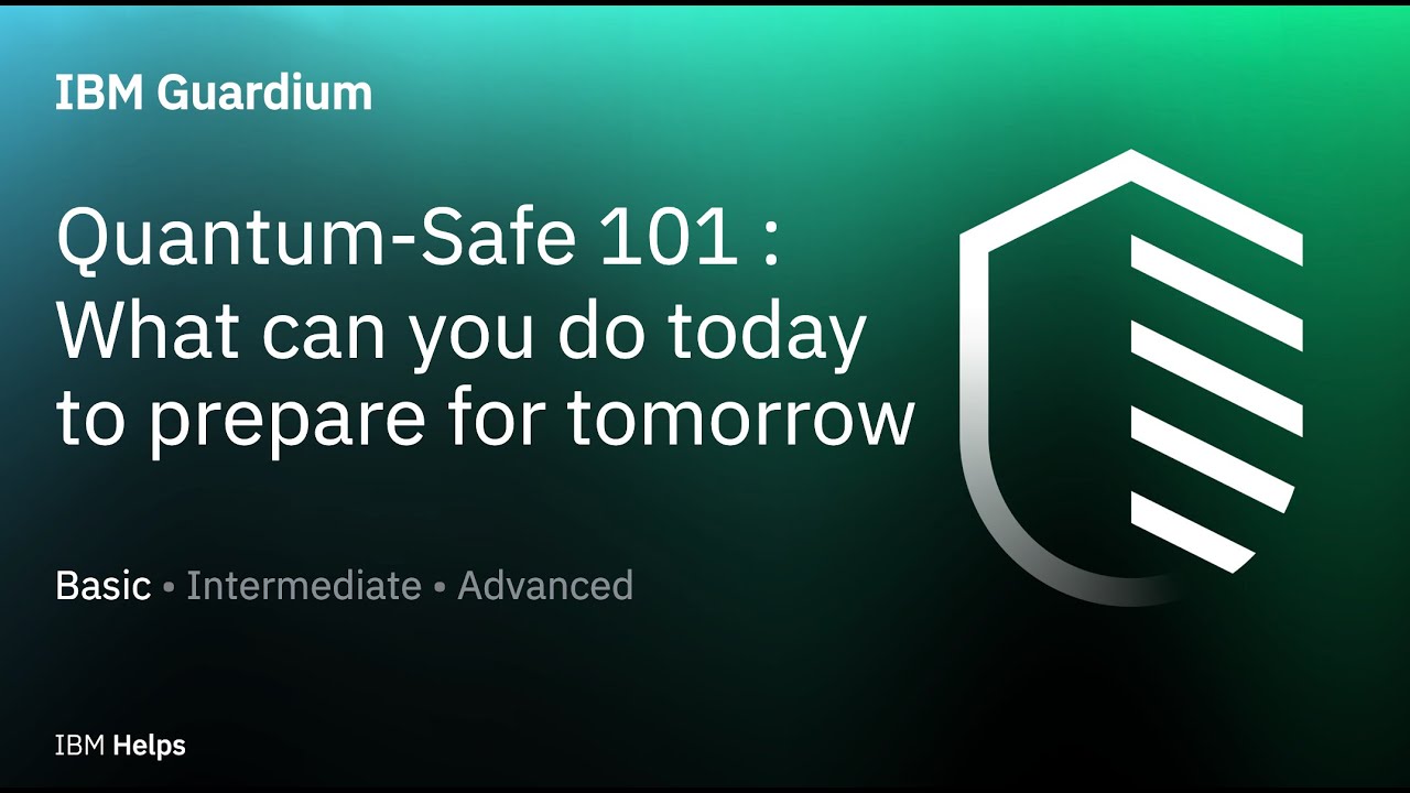 IBM Guardium: Quantum-Safe 101: What can you do today to prepare for ...