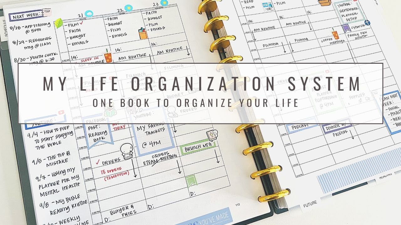 My Entire Life Organization System in One Book #vlogmas2025 - YouTube