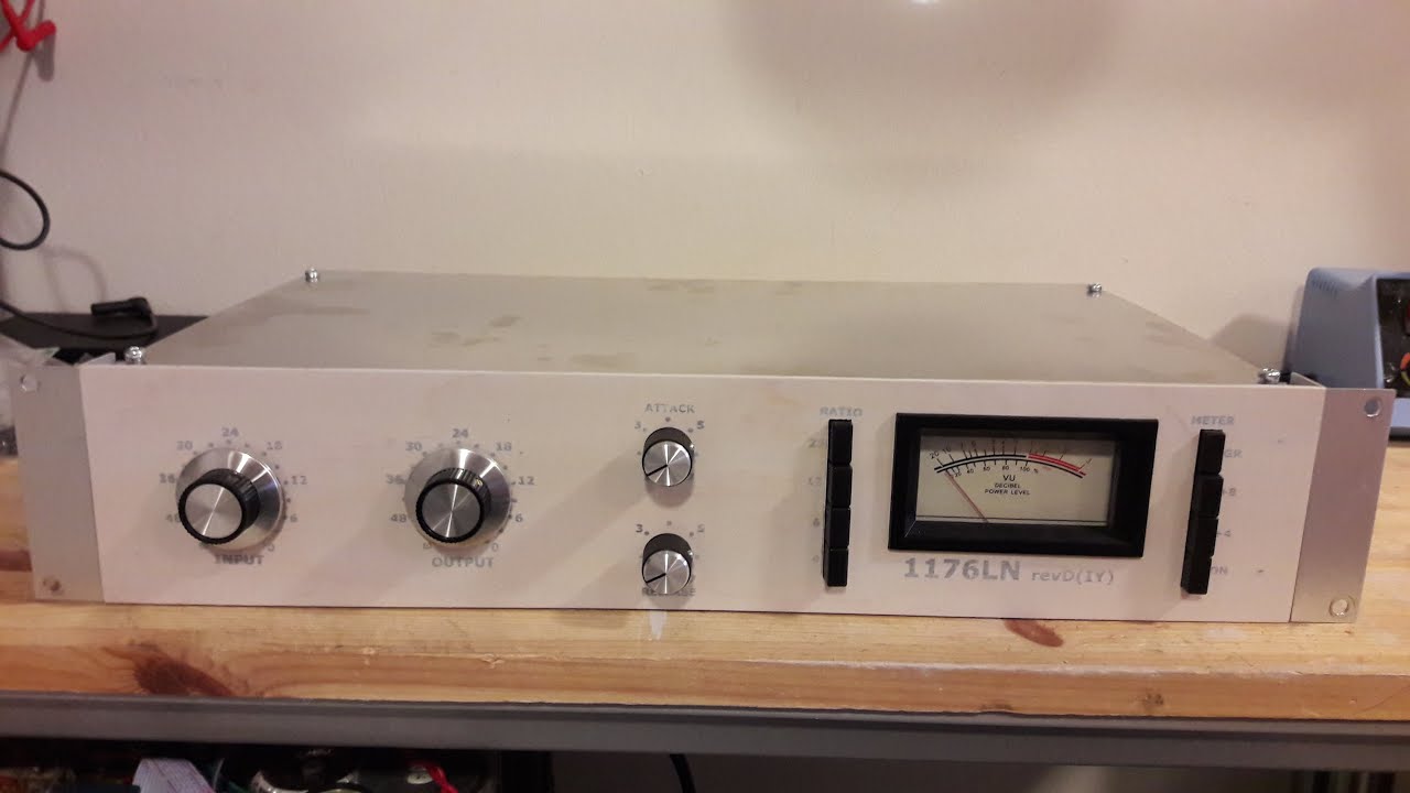 1176 DIY compressor first realife test - YouTube
