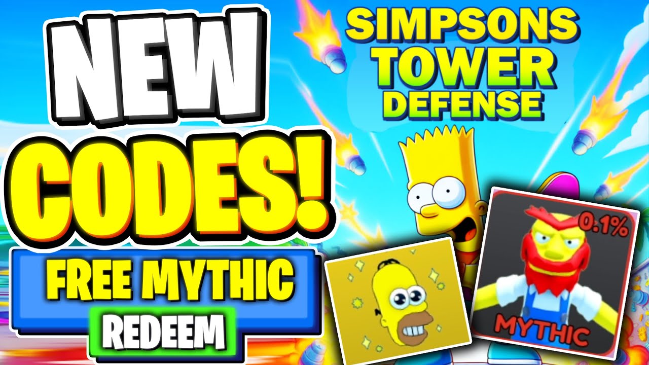 *NEW* ALL WORKING CODES The Simpsons Tower Defense IN 2024! ROBLOX The ...