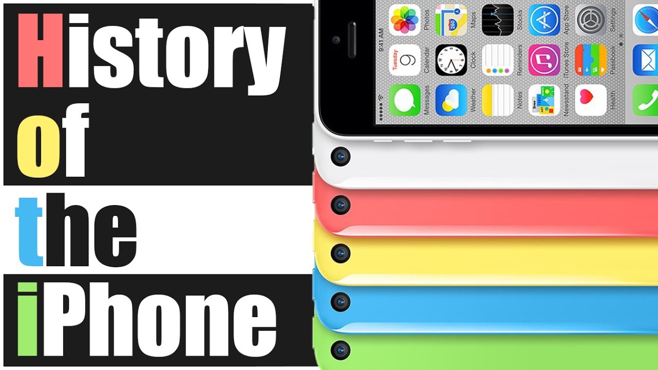 【Apple】History of the iPhone -進化の軌跡-【Evolution】 - YouTube
