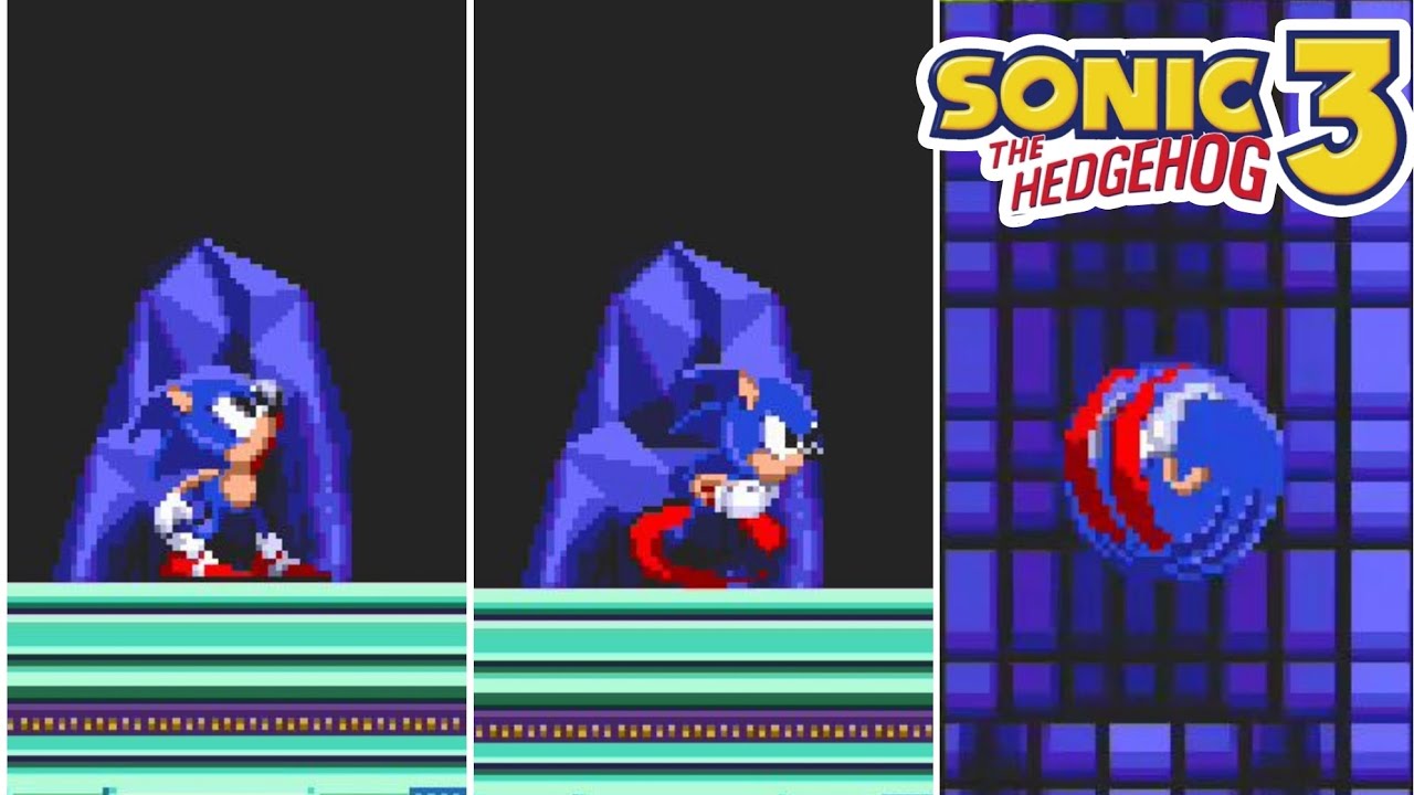 sonic 3 A.I.R android (Early sonic beta mod) gameplay hidden palace ...
