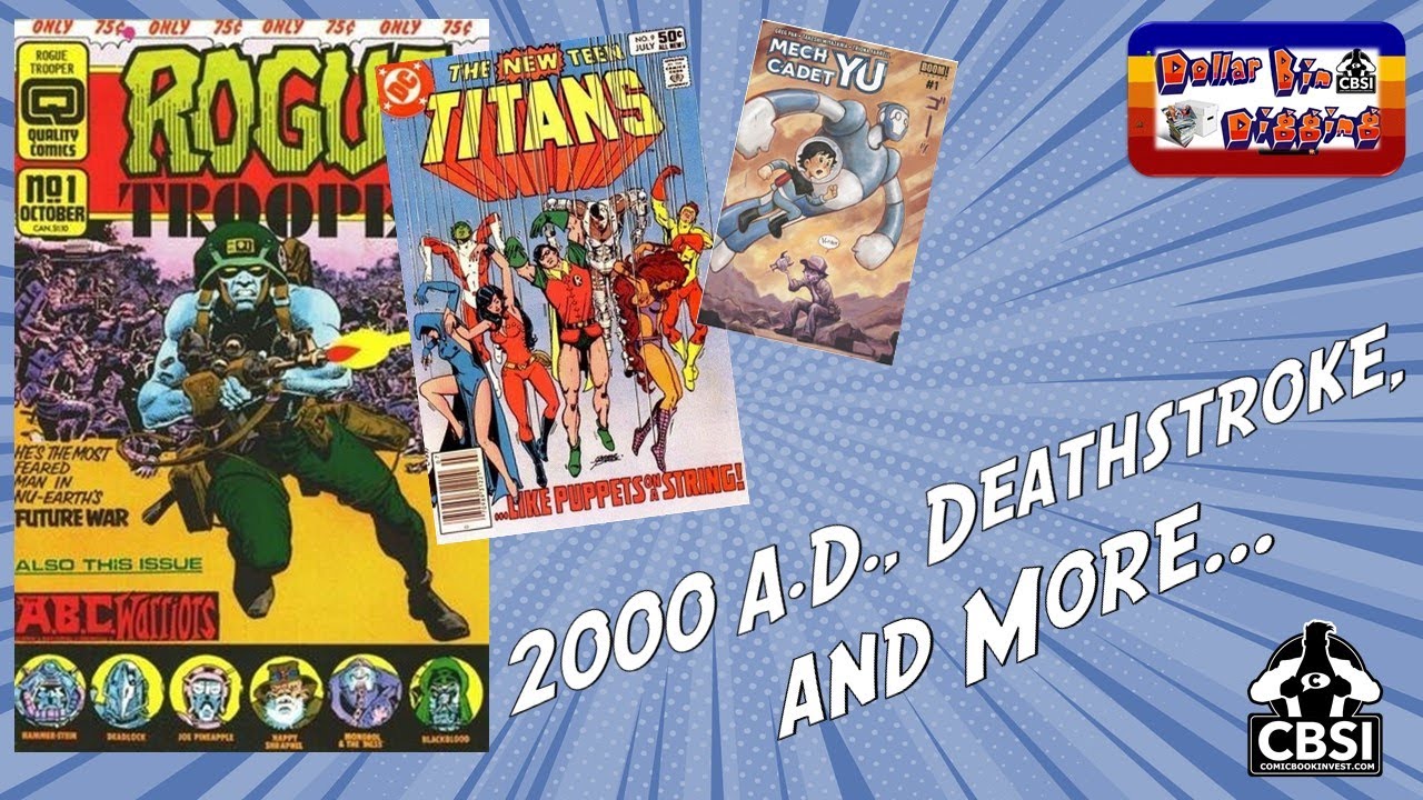 Dollar Bin Digging Comics: 2000 AD, Deathstroke, and More... - YouTube