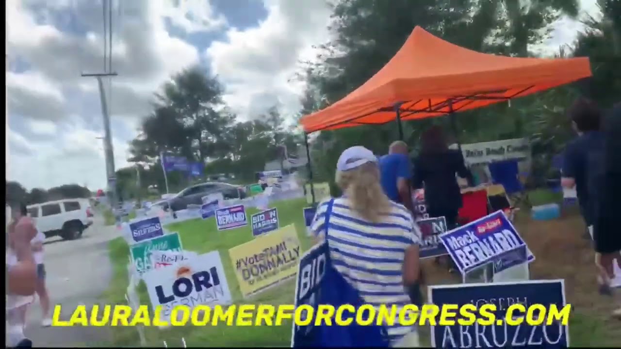 Laura Lomer Catches Kamala Harris Body Double At Palm Beach Youtube