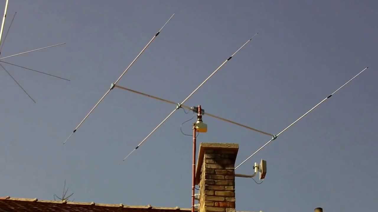 Yagi 3 elementy Sirtel mini beam 27A - YouTube