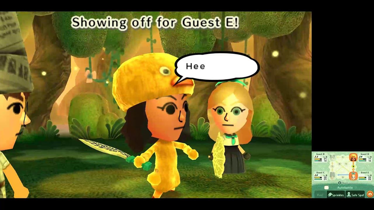 Miitopia Hard Mode - Golem Boss Fight - YouTube