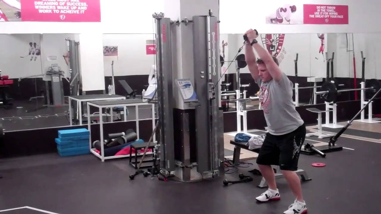 Anti-Rotation Press to Overhead Press - YouTube