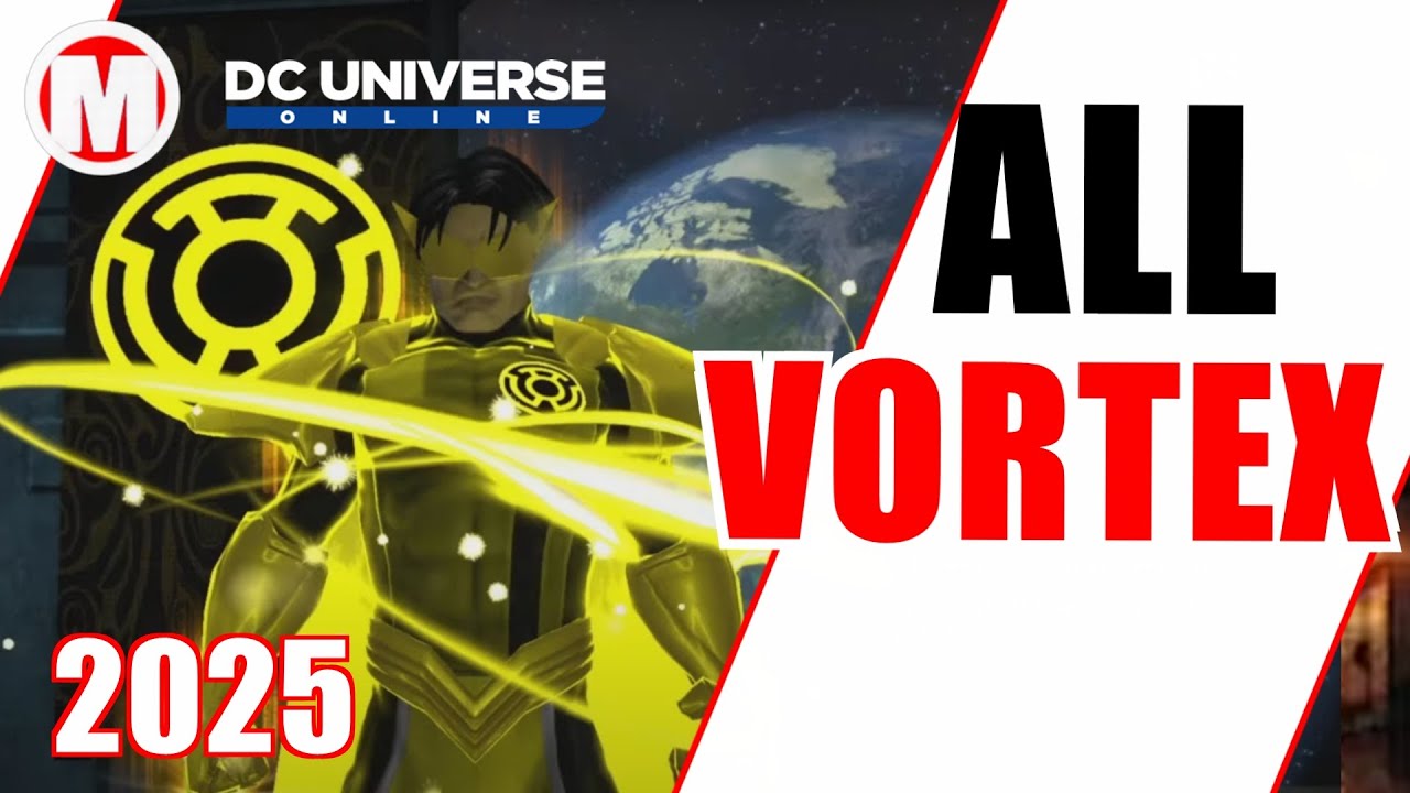 DCUO All Vortex Accessories, Powerset Materials and Auras - YouTube