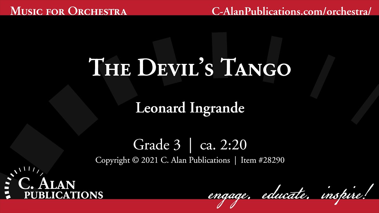 The Devil's Tango (String Orchestra Gr. 3) - Leonard Ingrande - YouTube