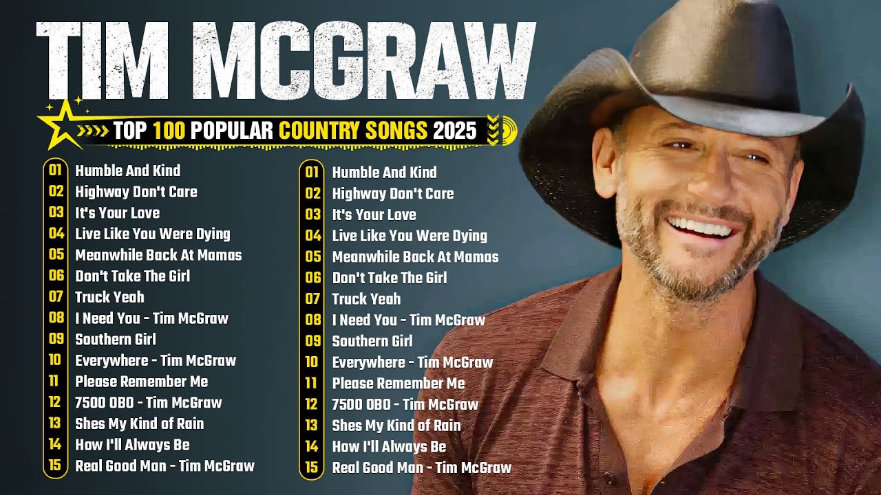 Tim McGraw Greatest Hits Full Album – Best Songs Of Tim McGraw, Country ...
