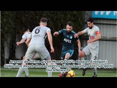 Arsenal'de forma giyen Mesut Özil'in Başkan Erdoğan’ı düğününe davet etmesi üzerine Almanlar yine...