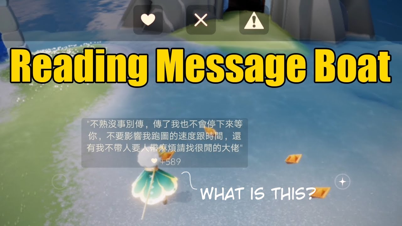 What People Write On The Message Boat | Sky:CotL | King - YouTube