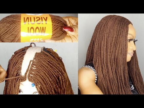 HOW TO MAKE BABY WOOL ONE MILLION BRAIDS//FULL TUTORIAL