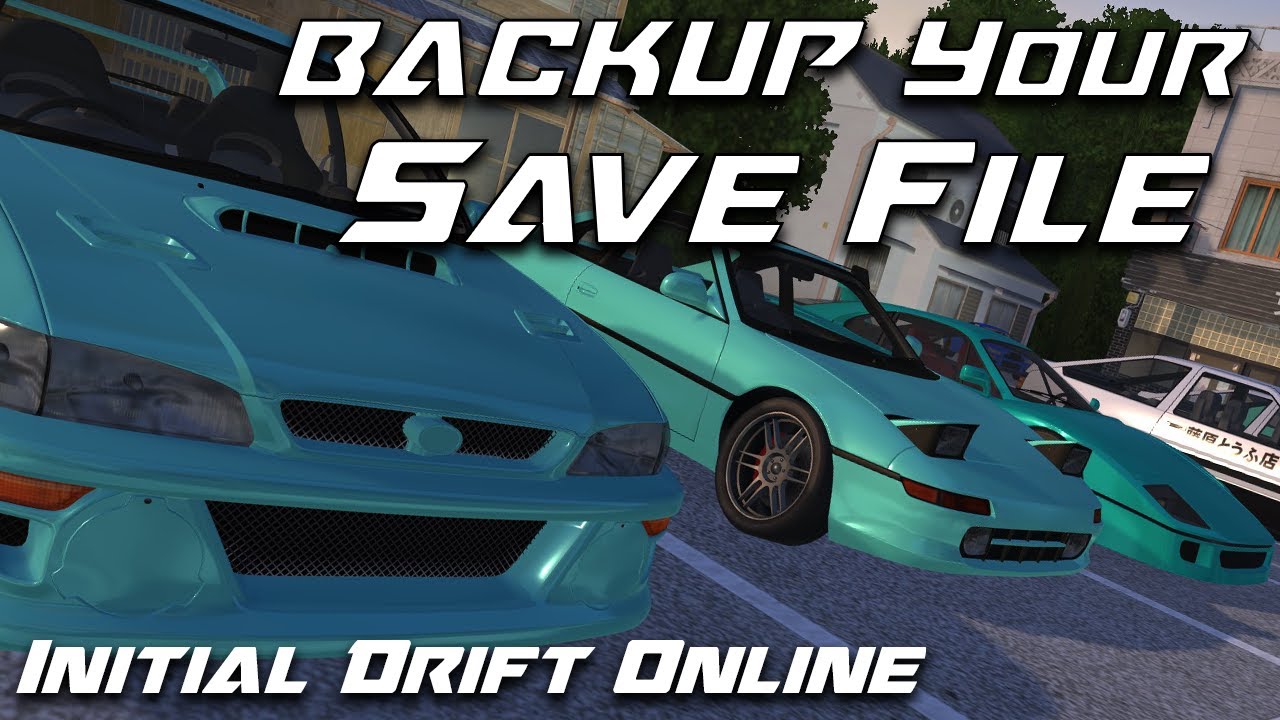 BACKUP YOUR IDO SAVE FILE! - Initial Drift Online Tutorial - YouTube