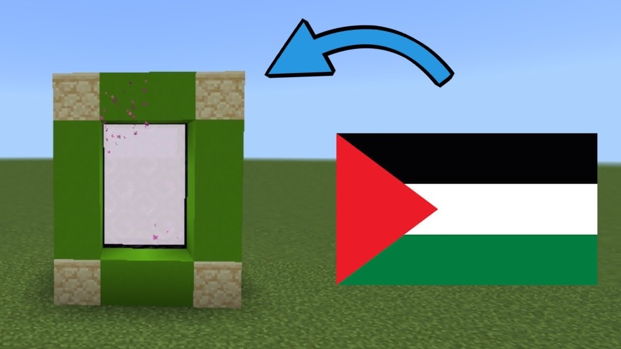 CARA MEMBUAT PORTAL PALESTINA - MINECRAFT - YouTube