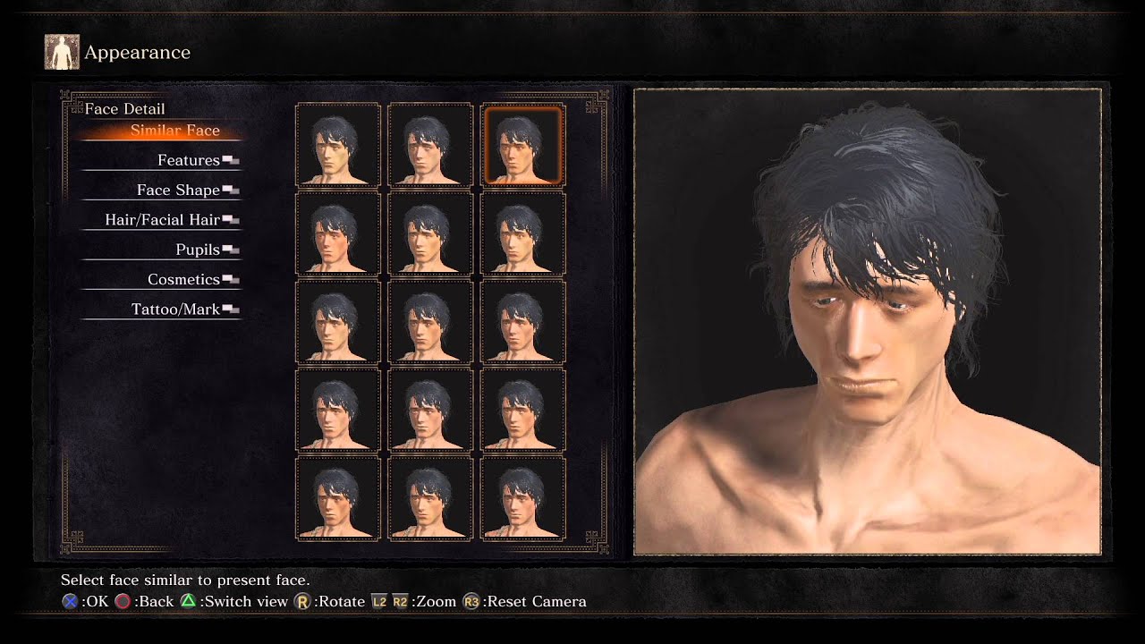 Dark Souls III - PS4 - Character Creation - YouTube