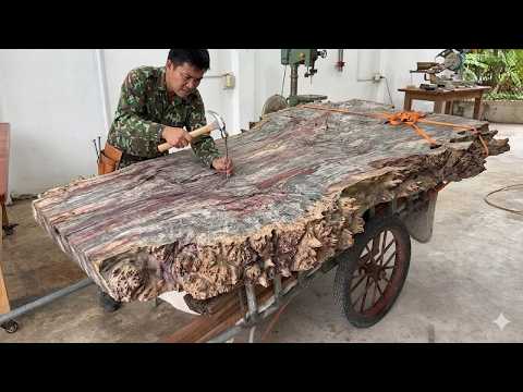 Crazy Ideas From A Veteran Carpenter Turns Rare And Beautifully Grained Wood Into Works Of Art