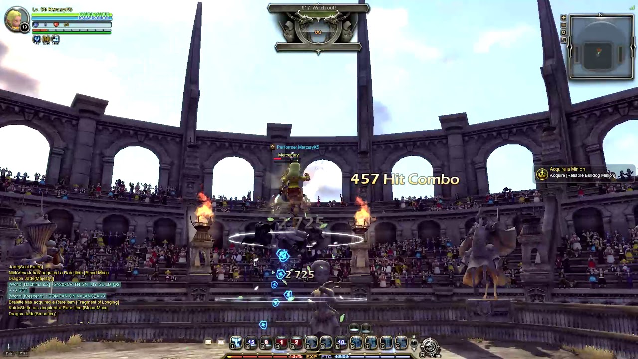 Dragon Nest Tempest Infinite combo trial - YouTube