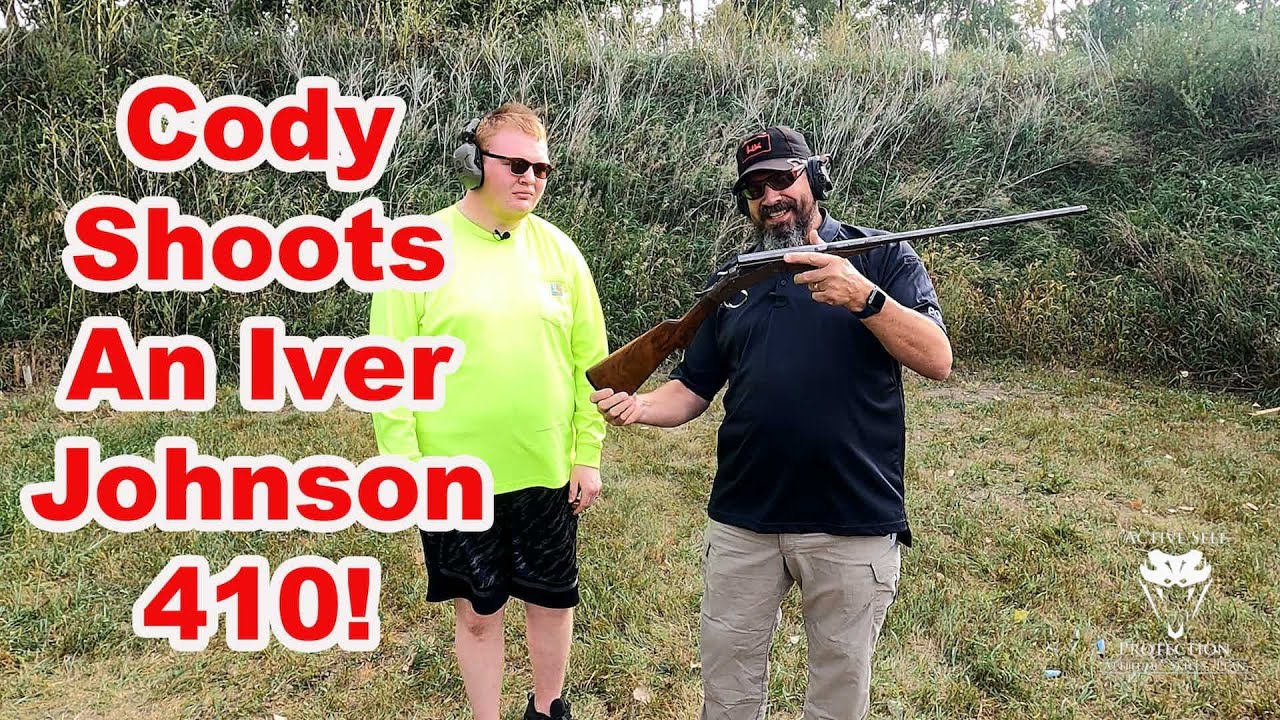 Cody Shoots An Iver Johnson 410 Classic! - YouTube