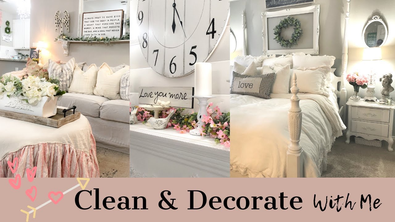 NEW! CLEANING MOTIVATION | CLEAN & DECORATE WITH ME | ELEGANT FARMHOUSE ...