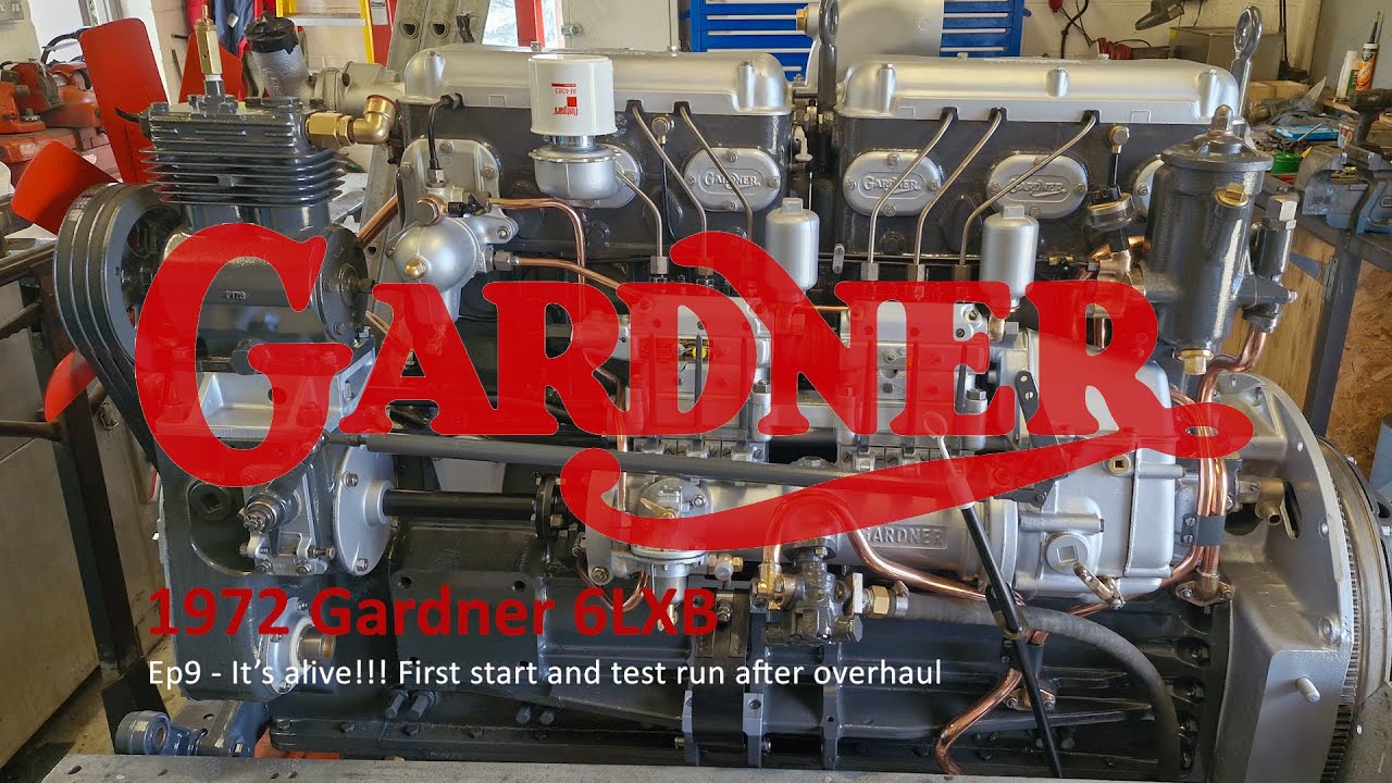 Gardner 6LXB 180 Overhaul Part 9 - It's Alive!! Startup & test run ...