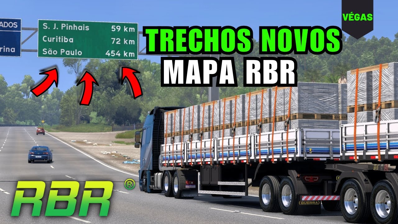 ETS2 - Conhecendo os novos trechos do mapa RBR multiplayer - YouTube
