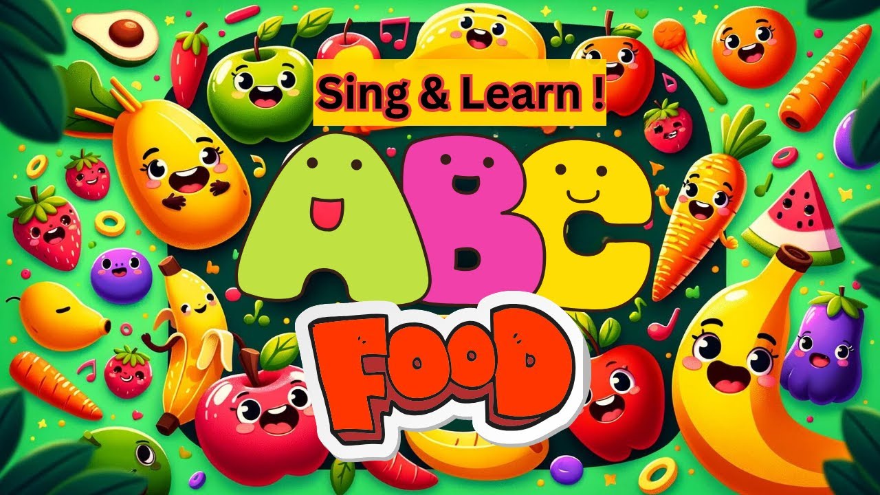 Fun ABC Food Phonics Song for Kids | Learn & Sing Along! - YouTube