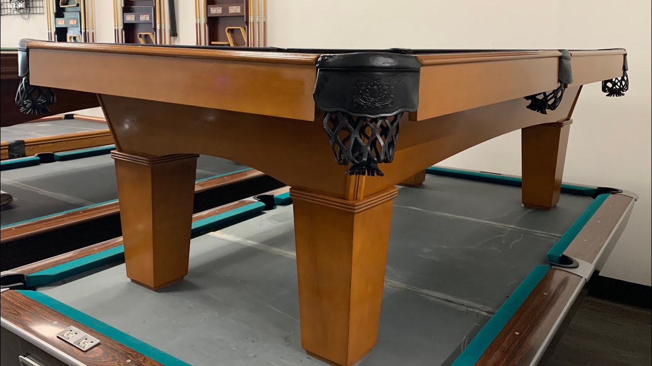 World Of Leisure 8FT Pool Table - CHIEF BILLIARDS - YouTube