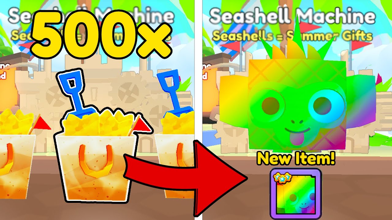 I Opened 500 *NEW* SUMMER GIFTS & Got THIS.. (Pet Simulator 99) - YouTube