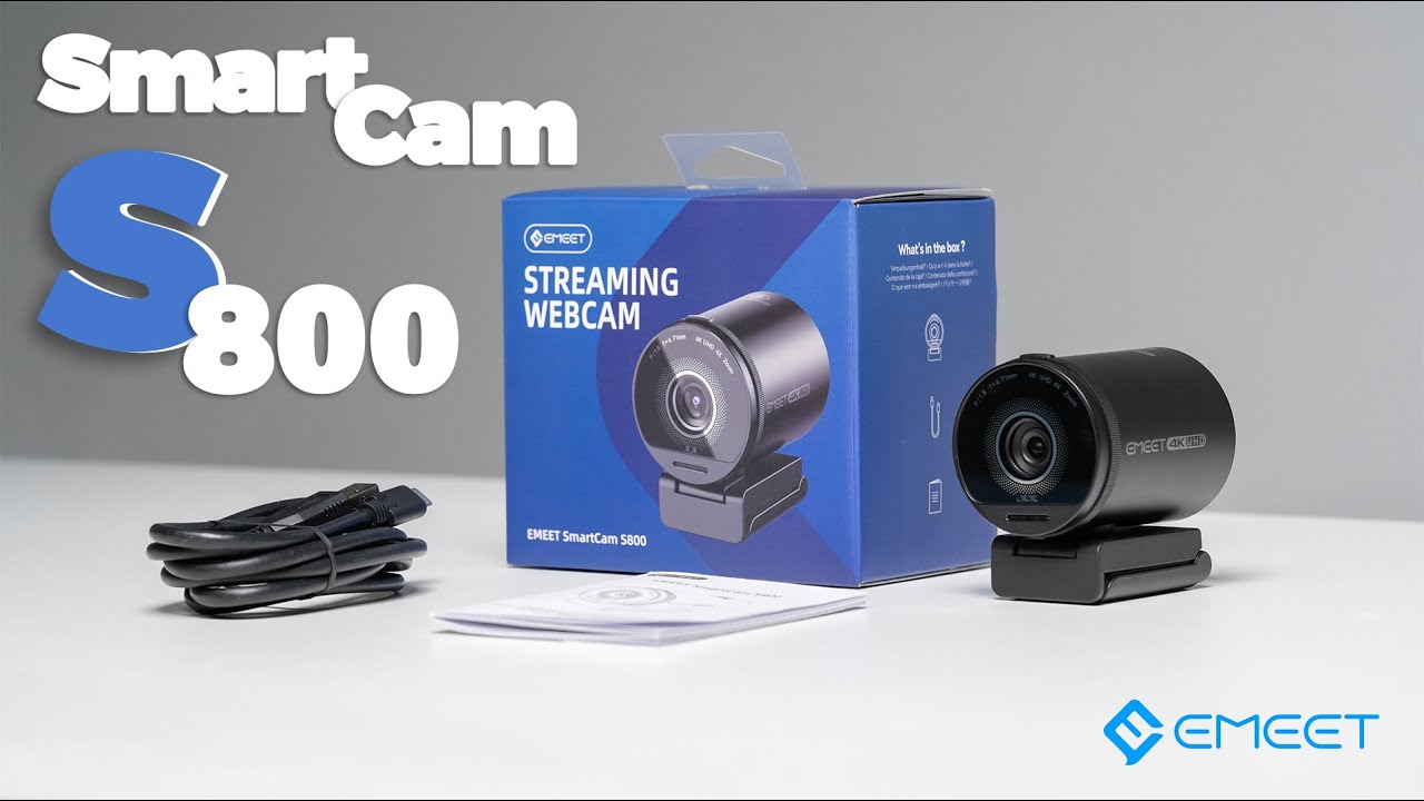 EMEET SmartCam S800 Unboxing & Quick Review: Clear Streaming Starts ...