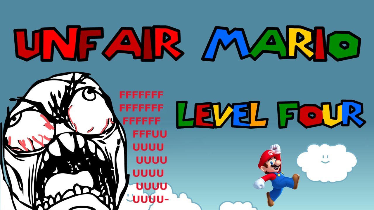 Let's Play: Unfair Mario (Rage Game) [Level 4] - YouTube