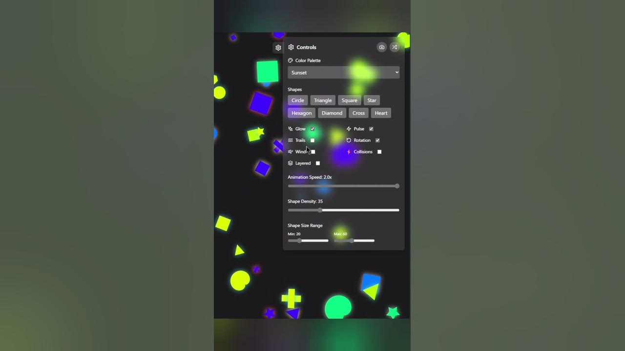 p5.js - react.ts - tailwind.css creative coding #coding - YouTube