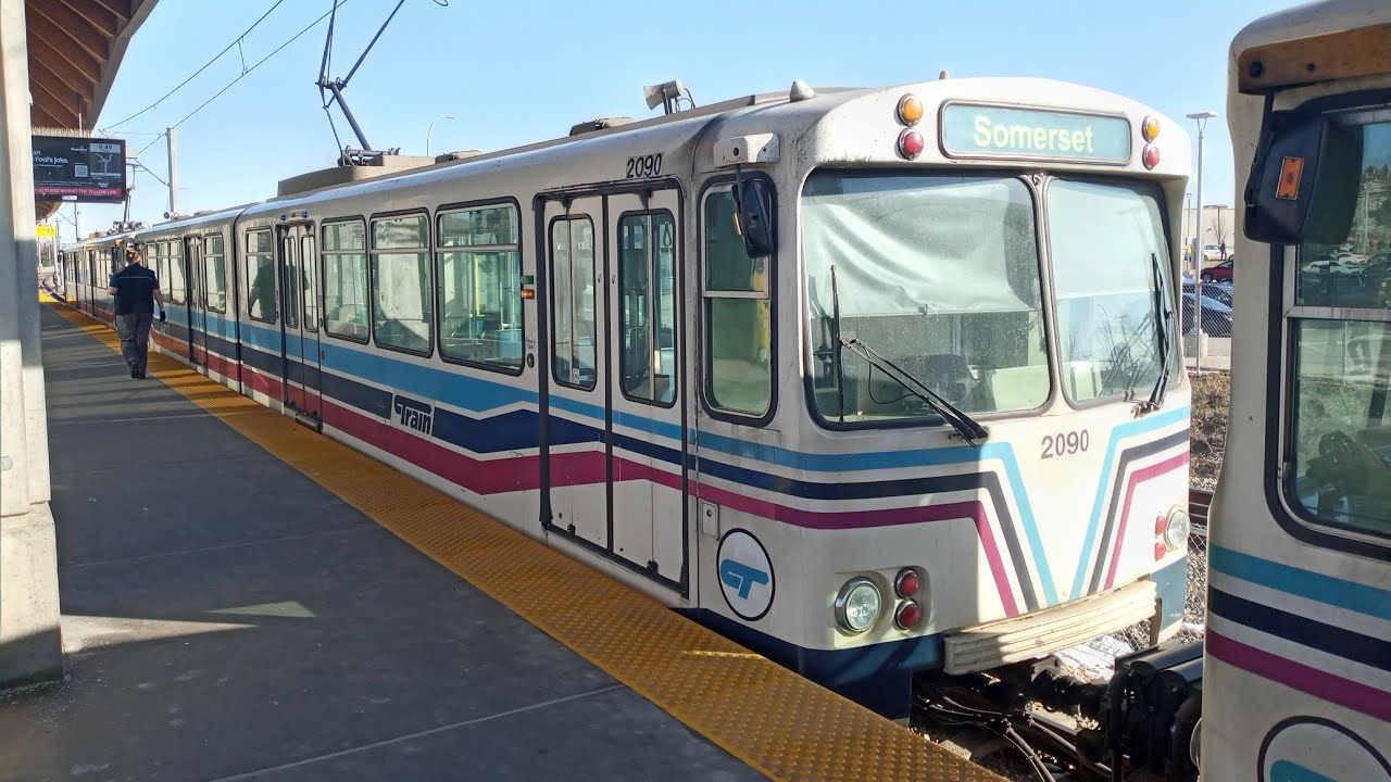 Calgary Transit #2090 Siemens U2 Redline Somerset Bridlewood - YouTube
