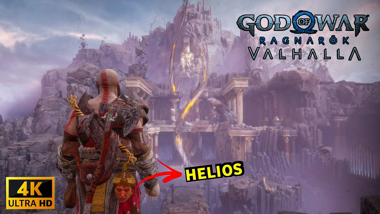 KRATOS FACED OLD MOUNT OLYMPUS GOLD CITY || GOD OF WAR RAGNAROK ...